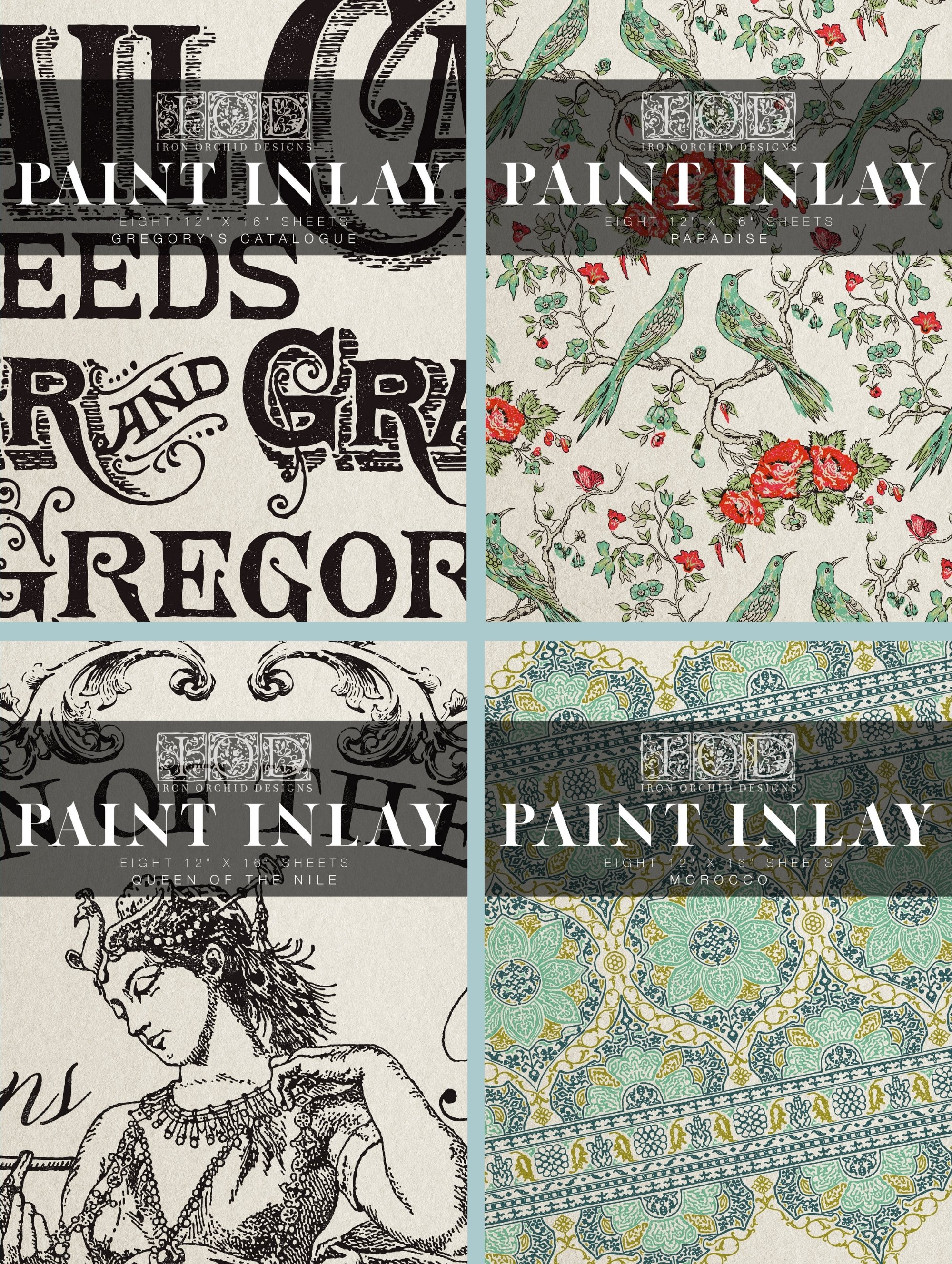 4 New Paint Inlays Available NOW!