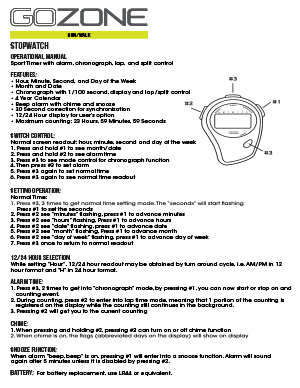 Manuals & Exercise Charts – GoZone Canada